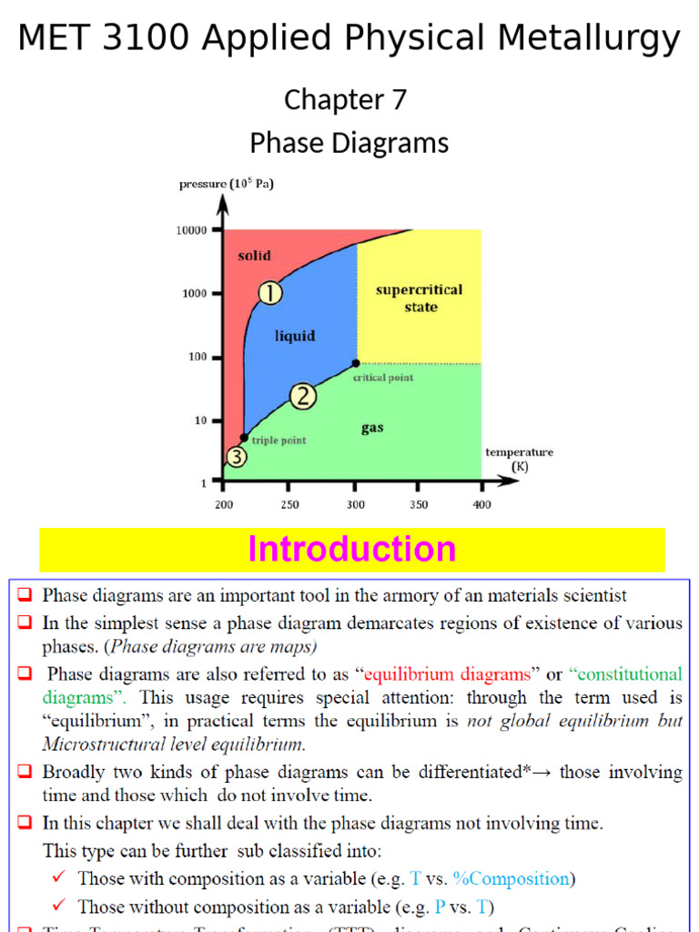 Chapter 7 - Phase Diagrams | PDF