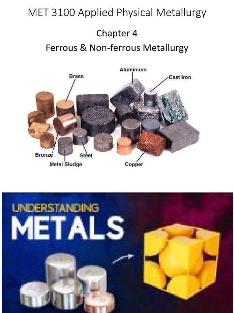 Non-Ferrous Metallurgy Overview | PDF | Steel | Cast Iron