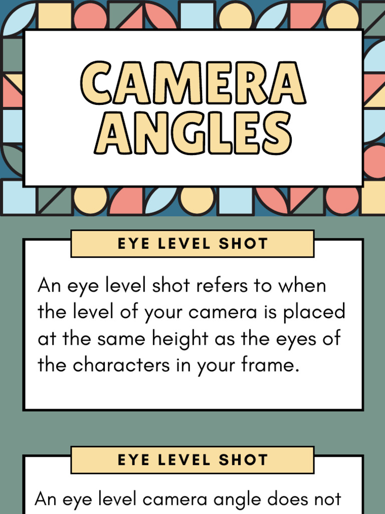 Camera Angles | PDF