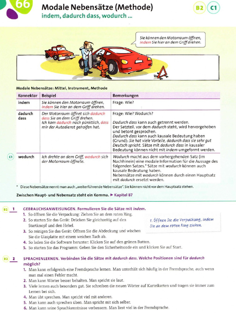 Dadurch, Dass, Indem | PDF