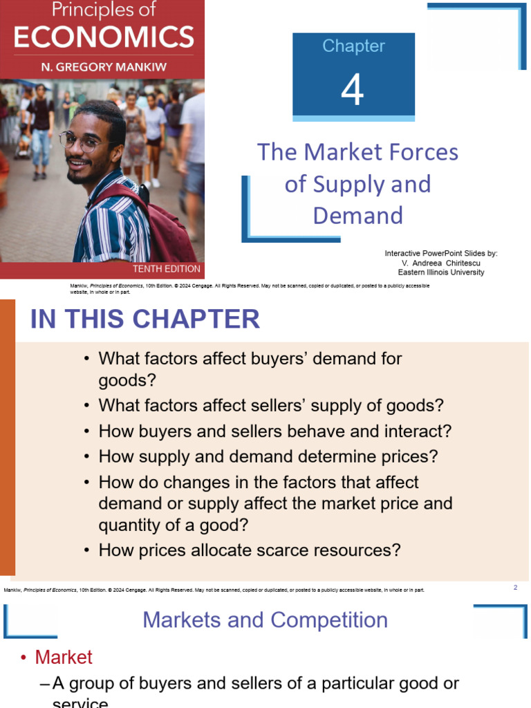 Interactive CH 04 The Market Forces of Supply and Demand 10e | PDF ...