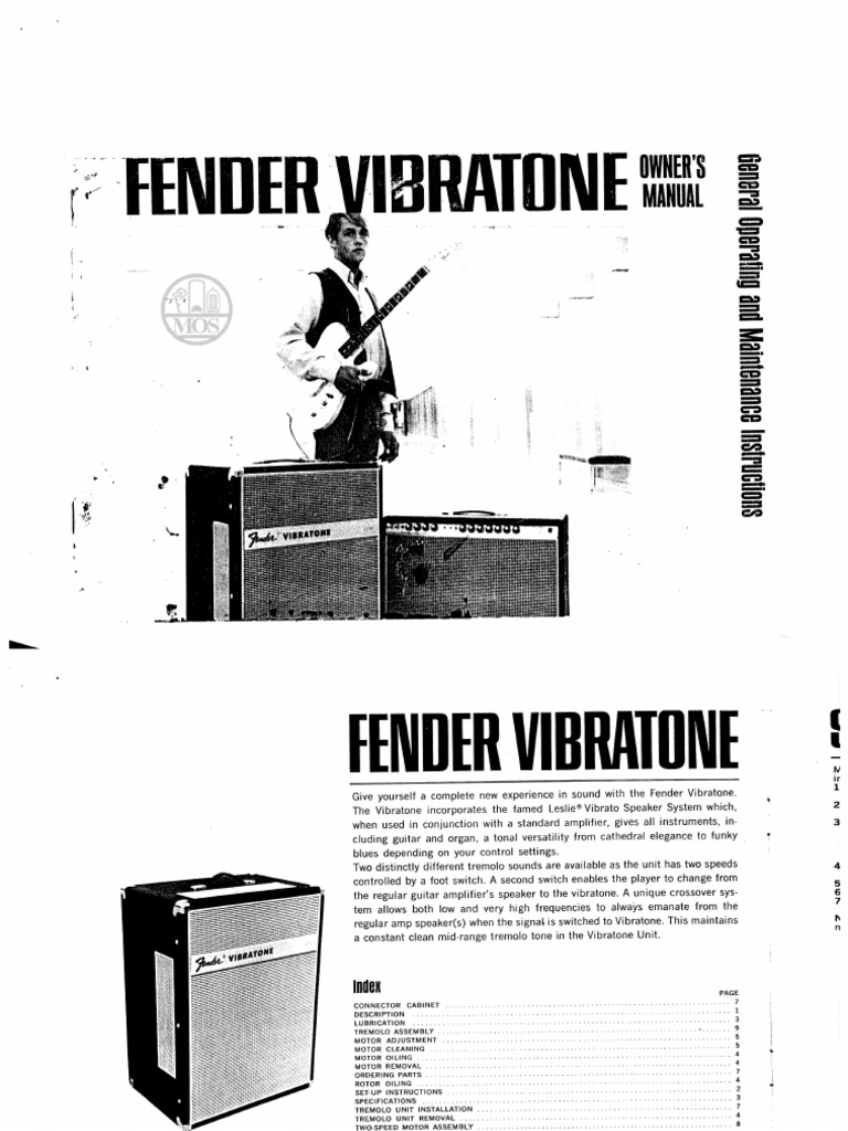 Vibratone Leslie | PDF