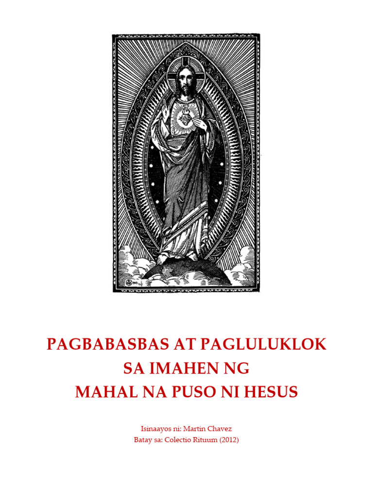 Pagbabasbas at Pagluluklok Sa Imahen NG Mahal Na Puso Ni Hesus | PDF