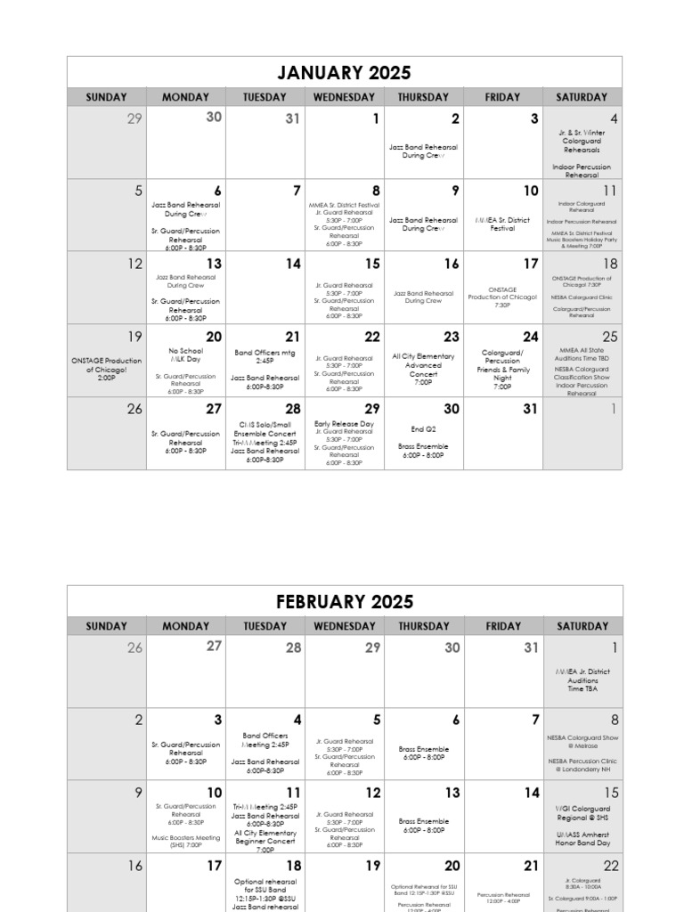 SPS Music Calendar v.1:21 | PDF | Musical Techniques | Performing Arts
