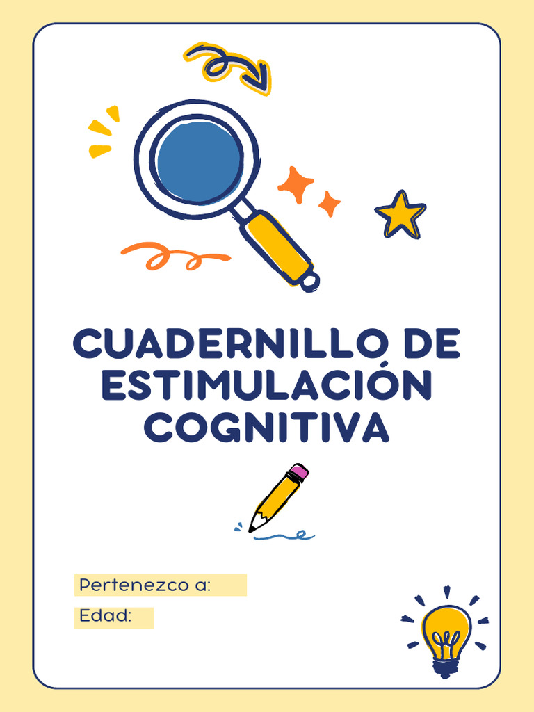 Cuadernillo de Estimulación Cognitiva | PDF | Hora