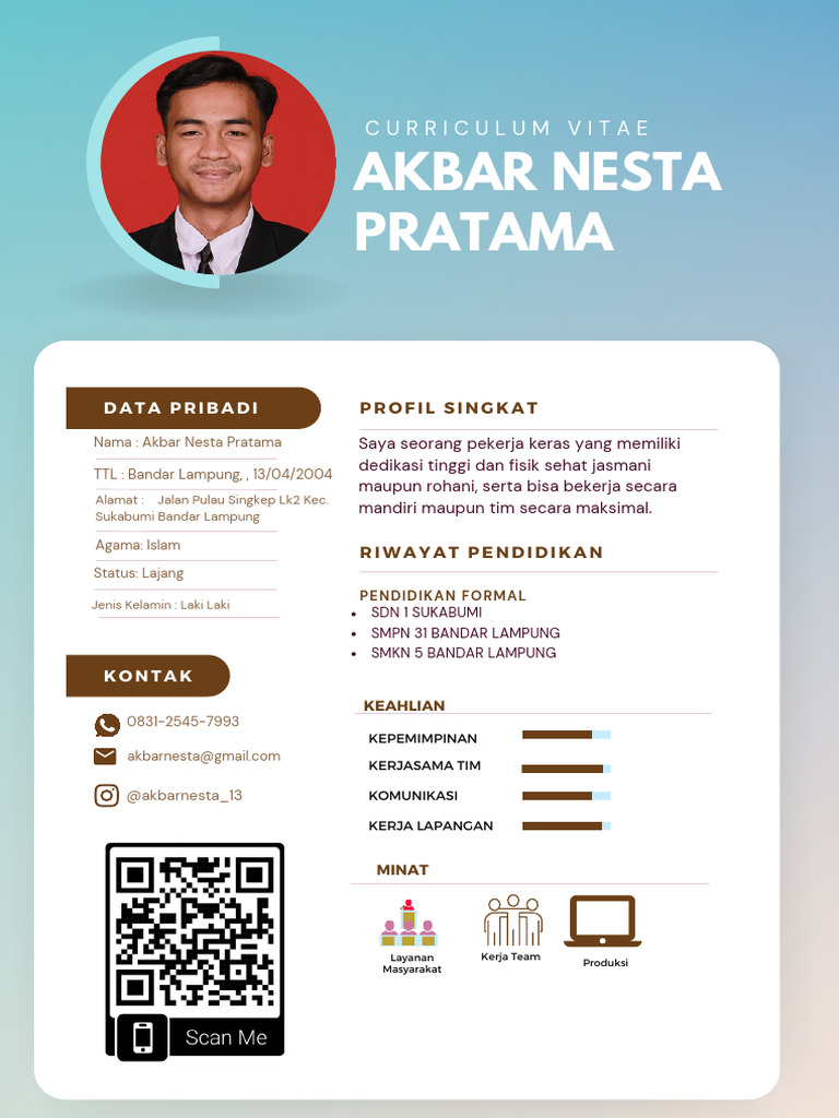 Cv Akbar Nesta Pratama_4 | PDF