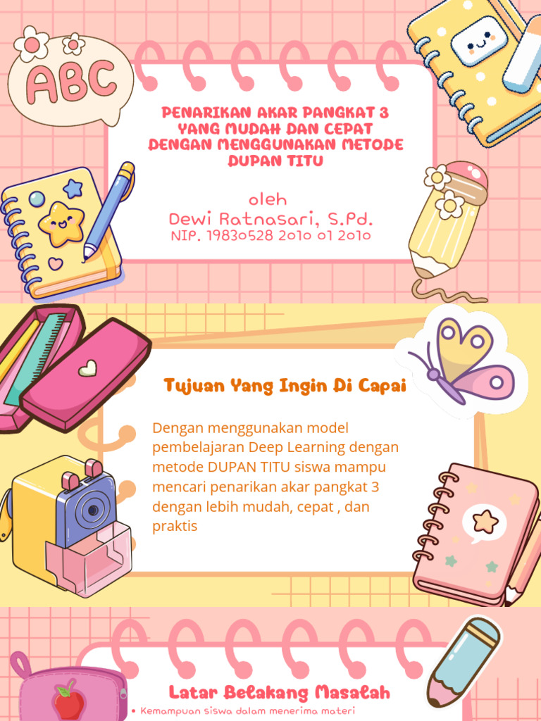 Penarikan Akar Pangkat 3 Yang Mudah Dan Praktis | PDF