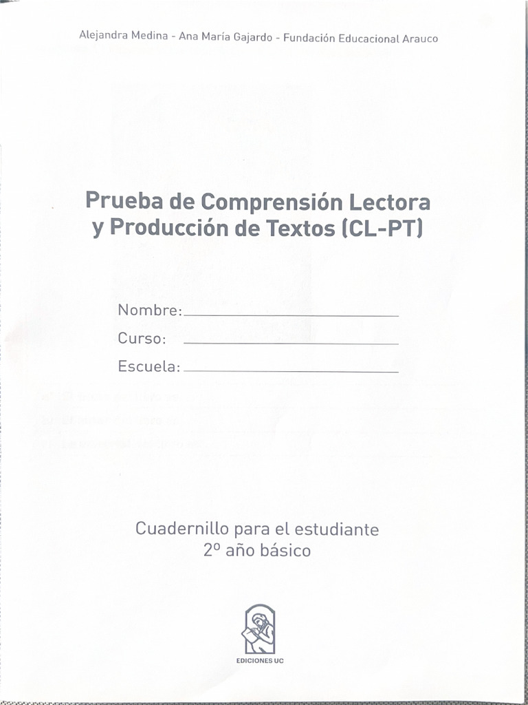 Prueba de Comprensión Lectora 1 | PDF