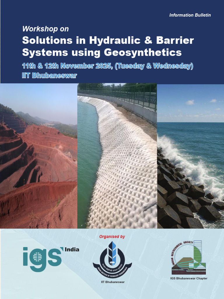 Coastal, Barriers & Mining 11-12 Nov 2025 IIT-Bhu | PDF | Mining | Coast