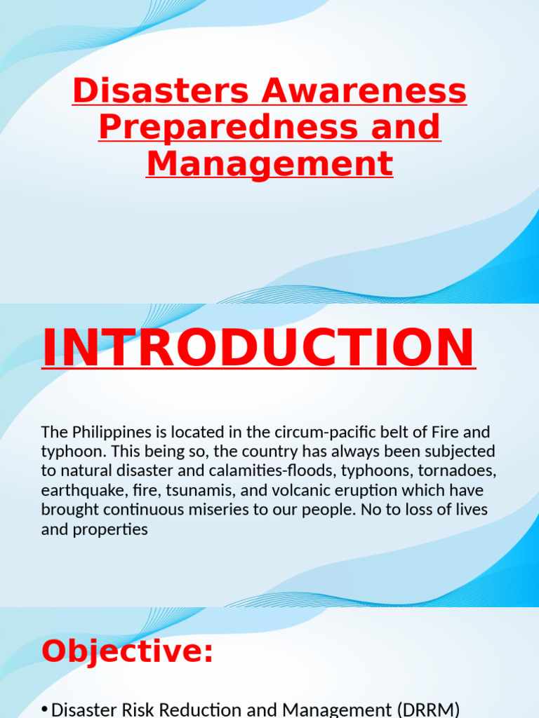 Disaster Awareness and Management in the Philippines | PDF | Natural ...