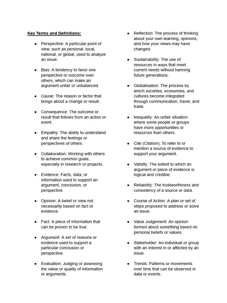 GP Notes For Sem | PDF | Argument | Evidence