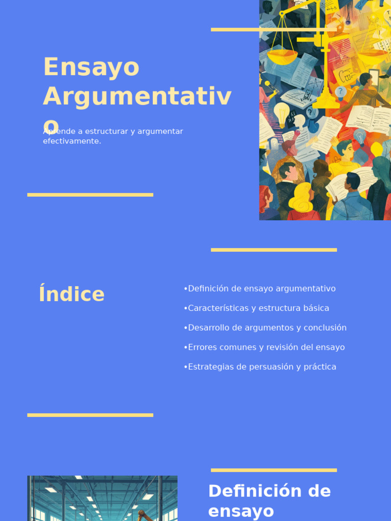 Ensayo Argumentativo | PDF | Ensayos | Evidencia