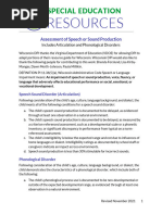 Speech and Language Severity Scales | PDF | Speech | Communication
