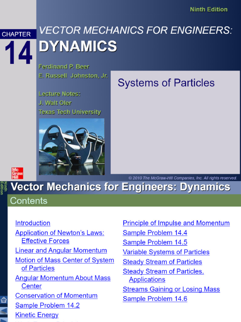 CH 14 Systems of Particles | PDF