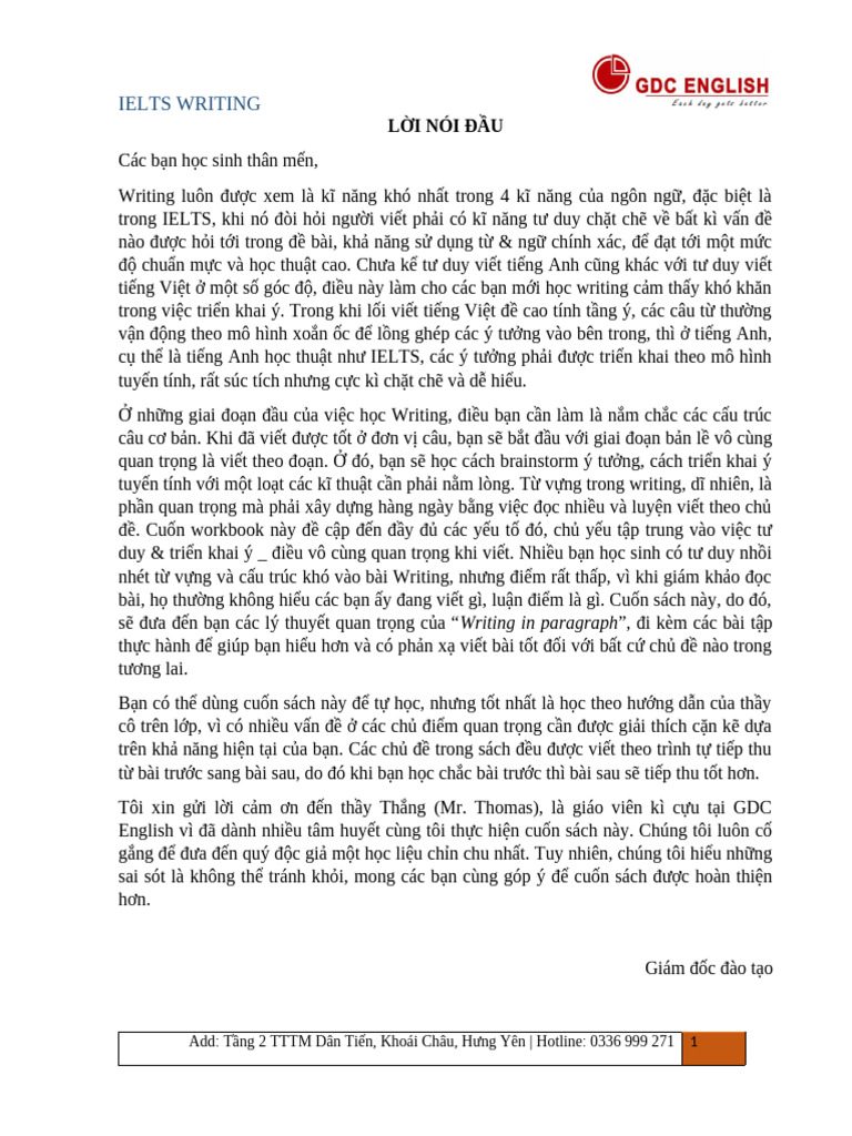 Ielts Writing - Foundation | PDF