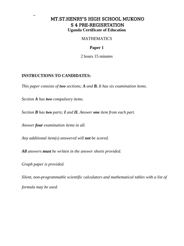 Math s.4 | PDF | Bus | Average
