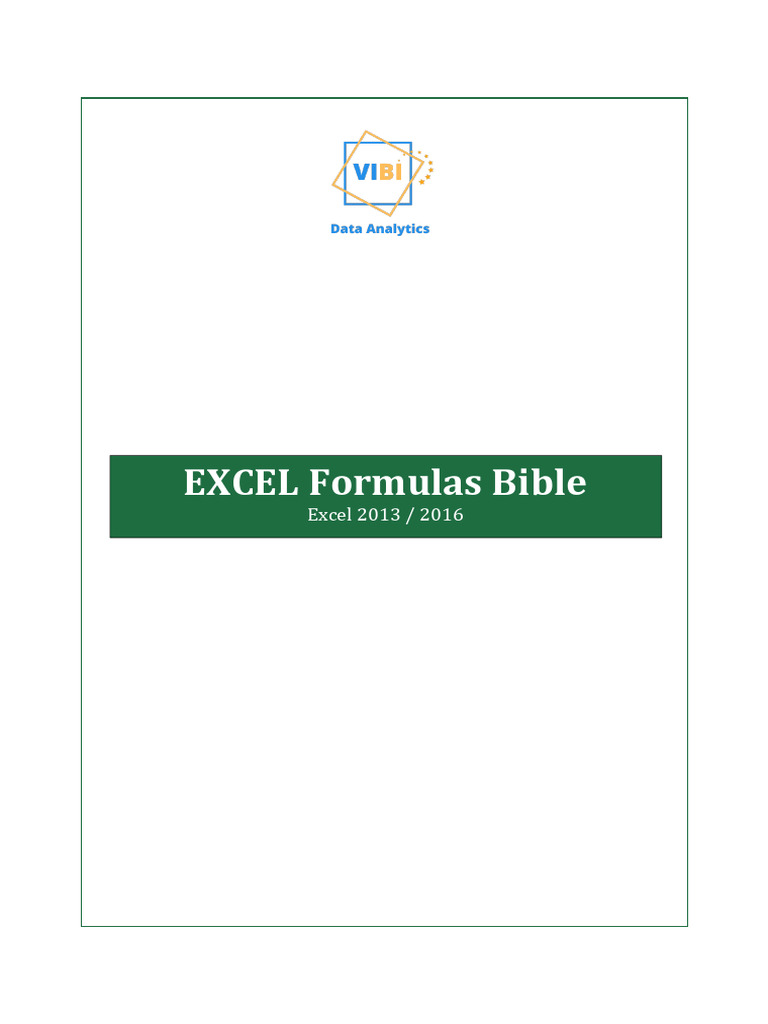 Excel Formula | PDF | Interest | Microsoft Excel