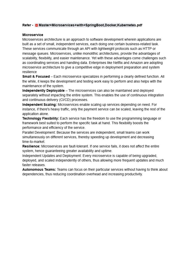 Microservices Interview | PDF | Client–Server Model | Load Balancing ...