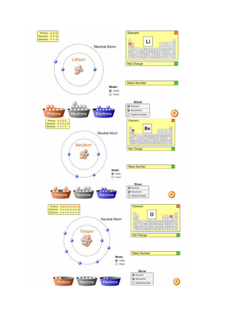 Build An Atom | PDF