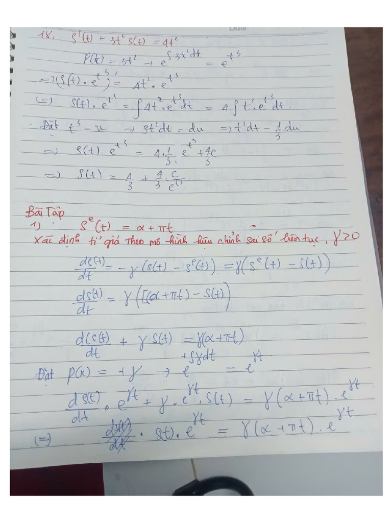 Bài Tập Ptvp( Ppp) | PDF