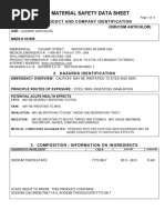 CLR Calcium Lime Rust Remover SDS Summary | PDF | Household Chemicals ...