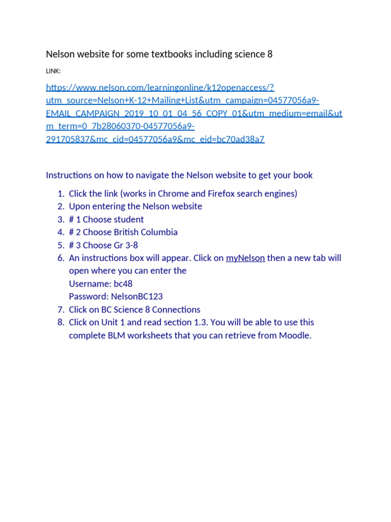 Accessing Grade 8 Science Textbook | PDF