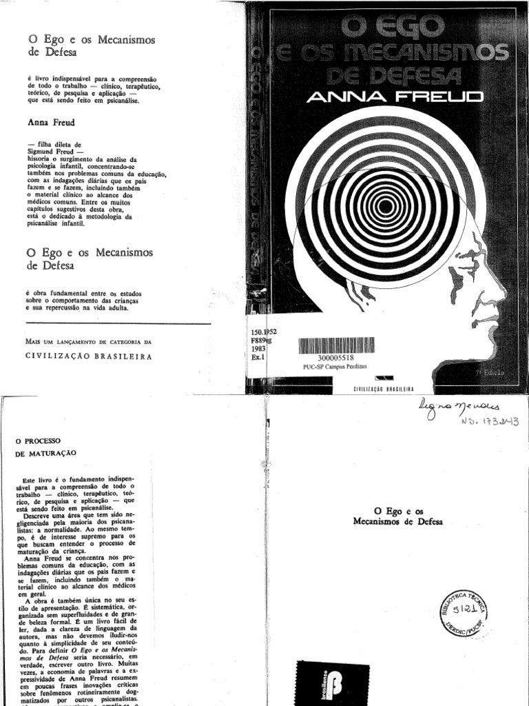 Anna Freud Ego E Mecanismos De Defesa Pdf Psicanálise Psicologia 7740