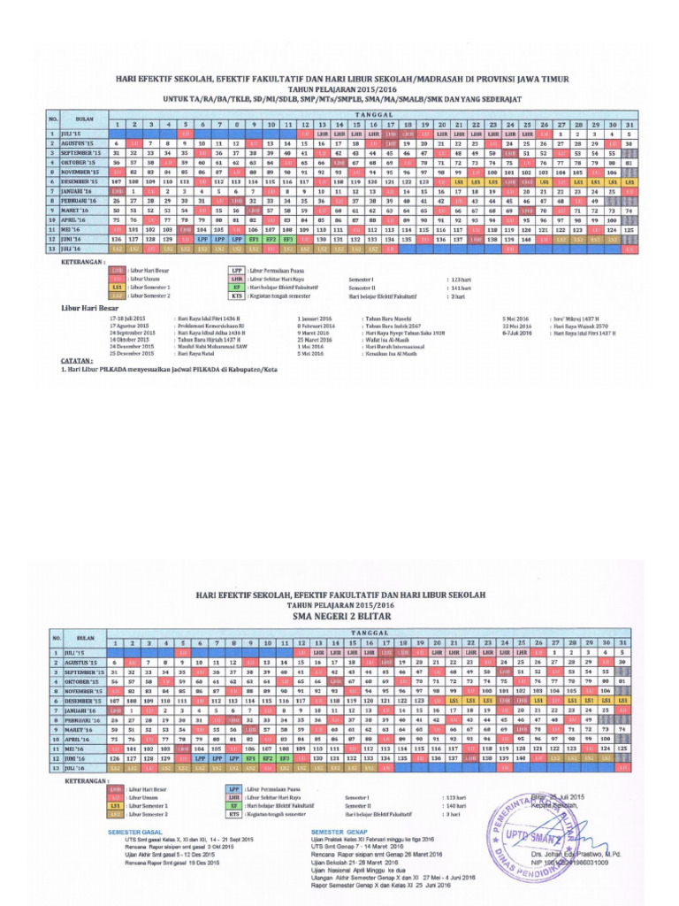 Kalender Pedndidikan | PDF