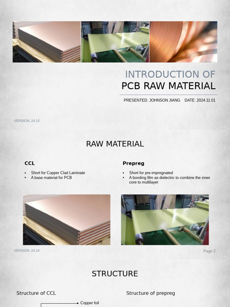 PCB Raw Material Overview and Standards | PDF | Printed Circuit Board ...