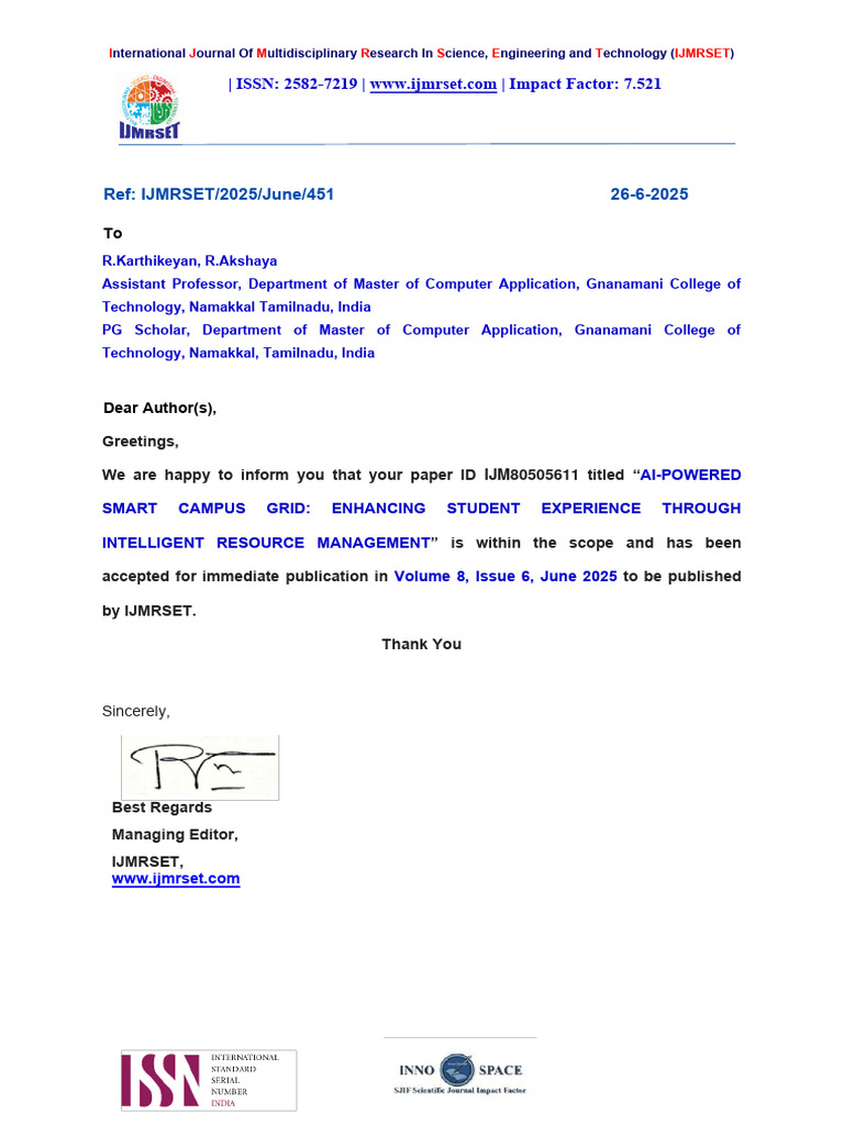 R.karthikeyan, R.akshaya | PDF