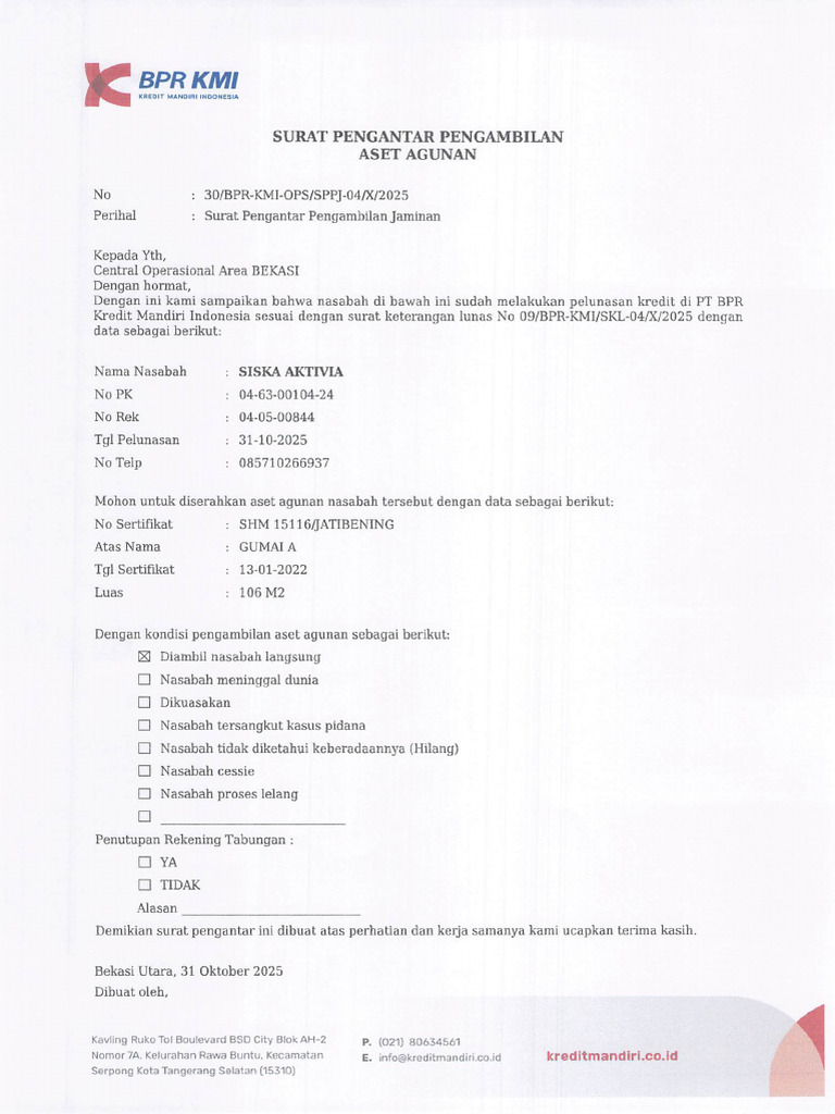 Siska Aktivia - SKL Roya Sppa | PDF