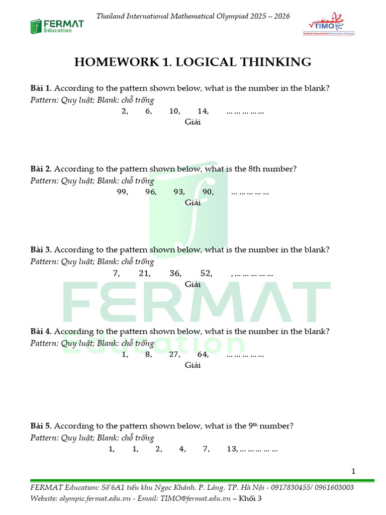 Lesson 1. Homework | PDF