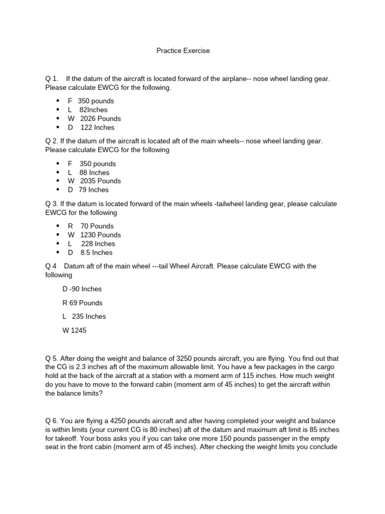 Practice Exercise | PDF