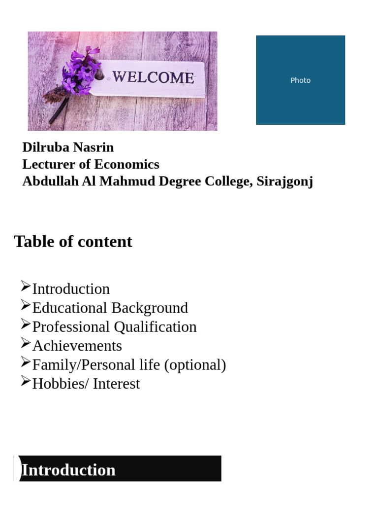 Sample Presentation | PDF