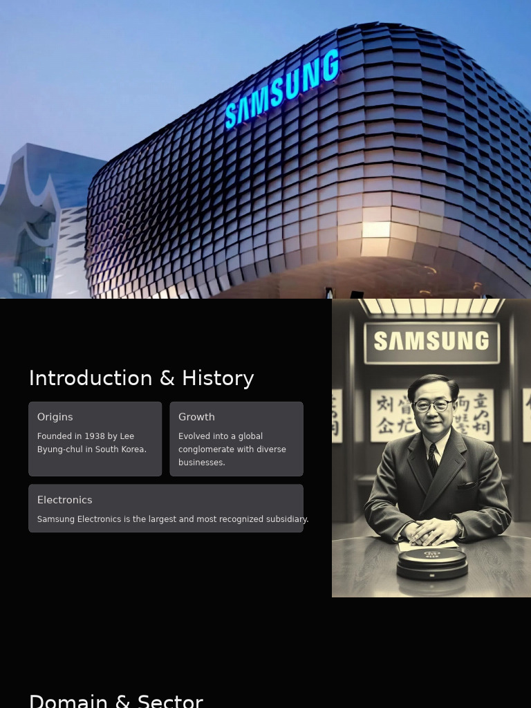 Samsung: History, Careers, and Innovation | PDF