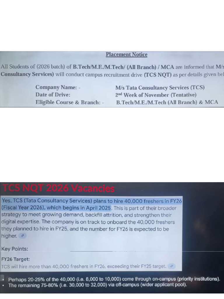 Tcs Information Pdf
