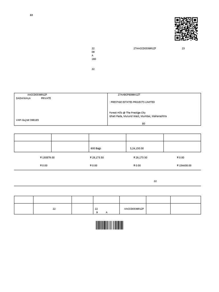 E Way Bill MH 202526 Dom 222 | PDF | Economy Of India | Taxation