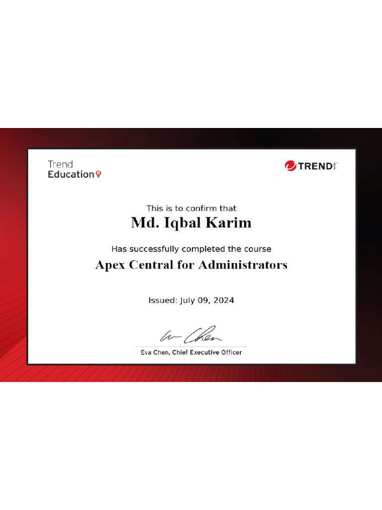 Trend Micro's Certificate | PDF