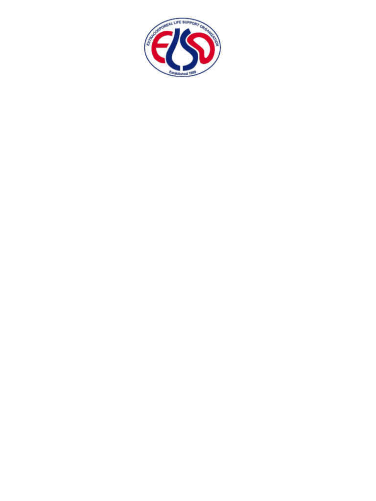 Guidelines for ECMO Transport | PDF | Blood | Pump