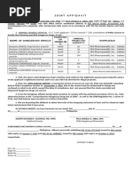 PDEA Joint Affidavit Form Guide | PDF | Affidavit | Justice