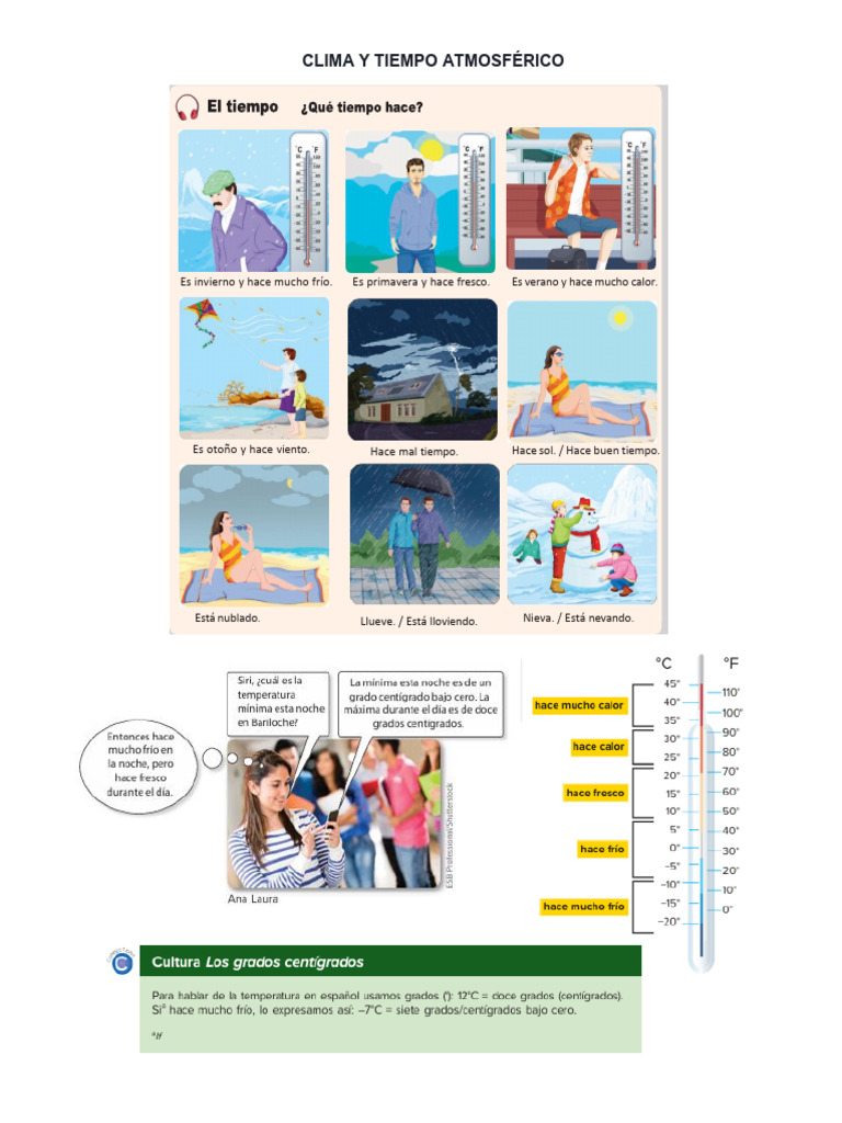 Clima y Tiempo Atmosférico | PDF