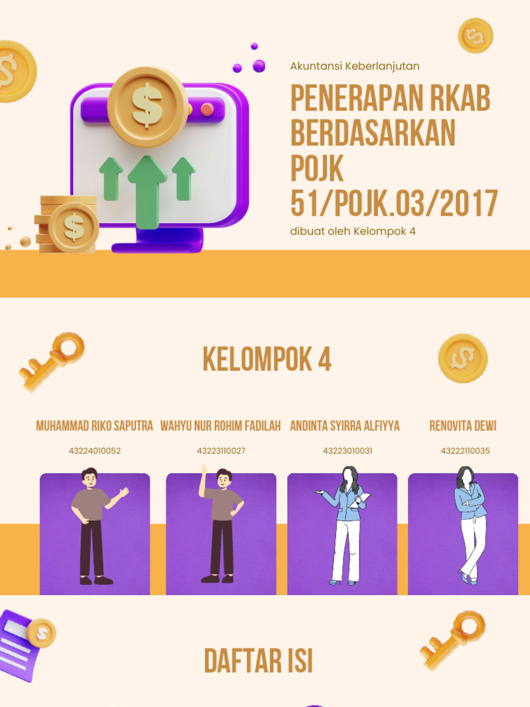 Penerapan RKAB Berdasarkan POJK 51/2017 | PDF
