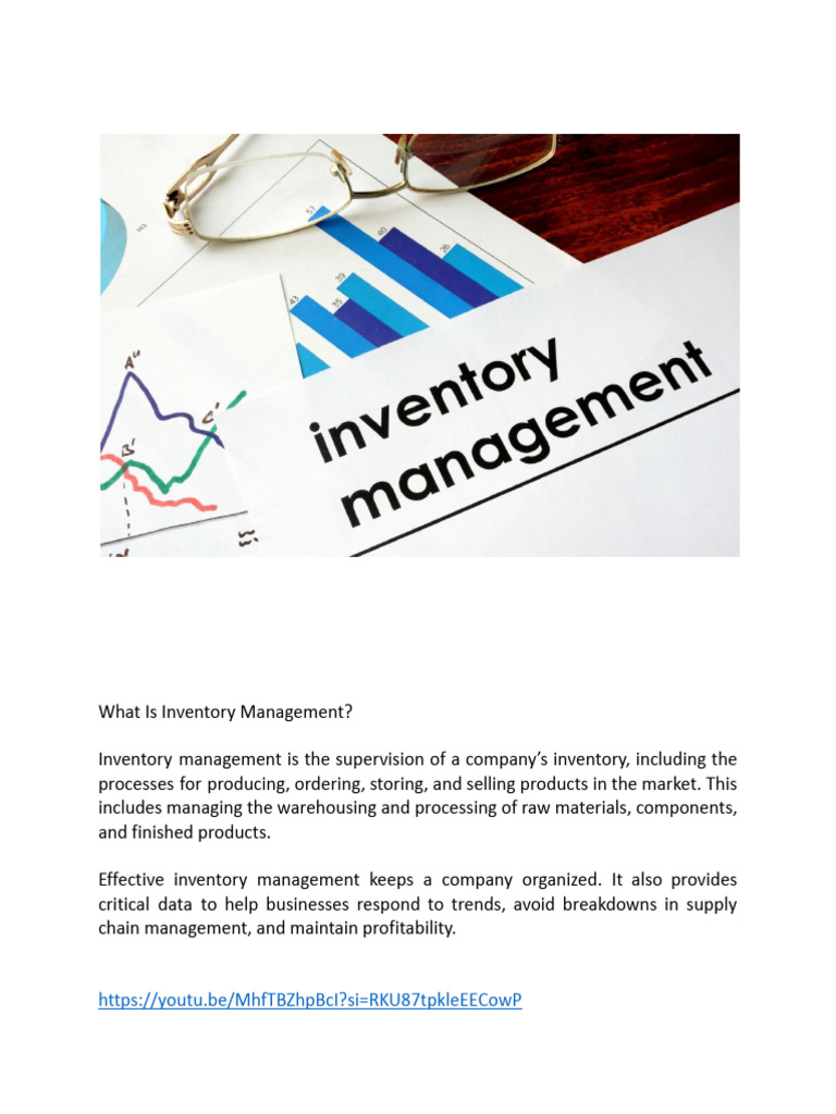 Inventory Management | PDF | Inventory | Business Economics