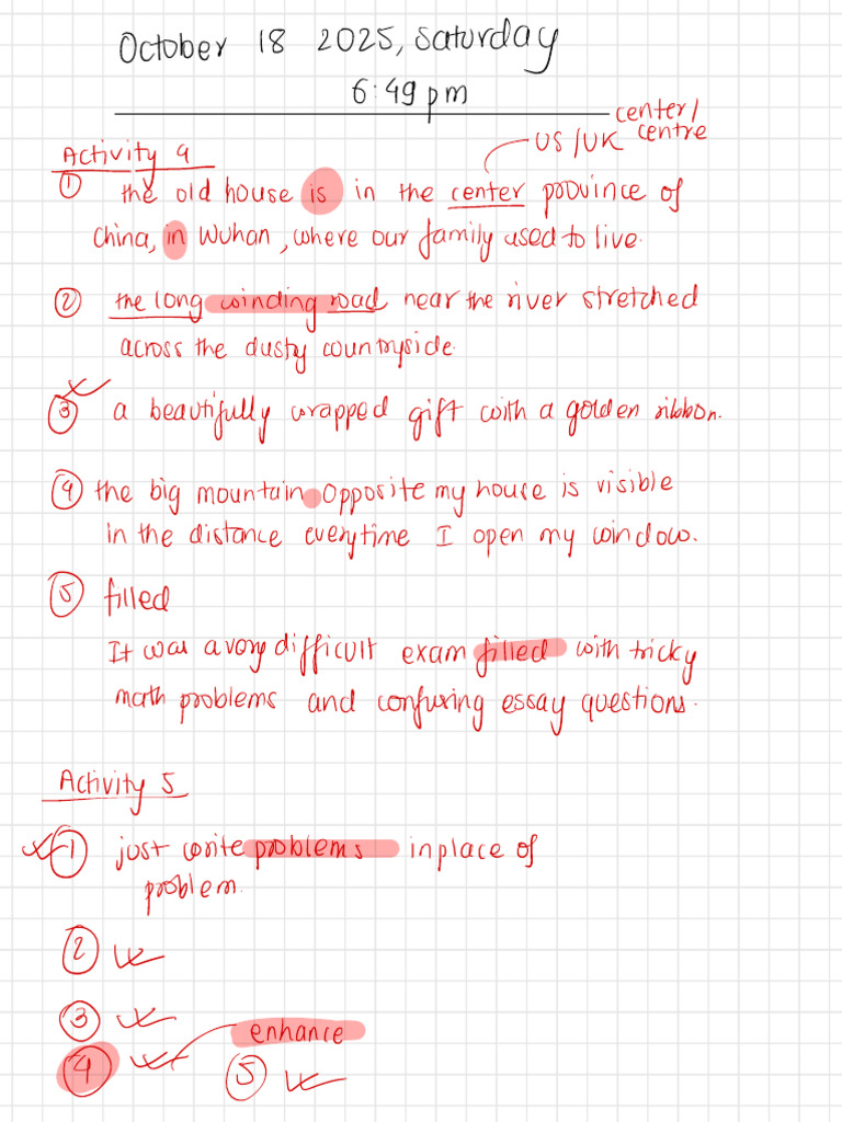 English Notes From The Book Great Writing | PDF | Linguistic Typology ...