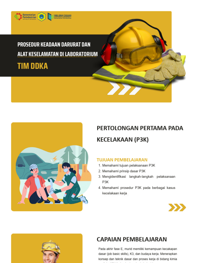 P3K Dan Alat Keselamatan Di Lab | PDF