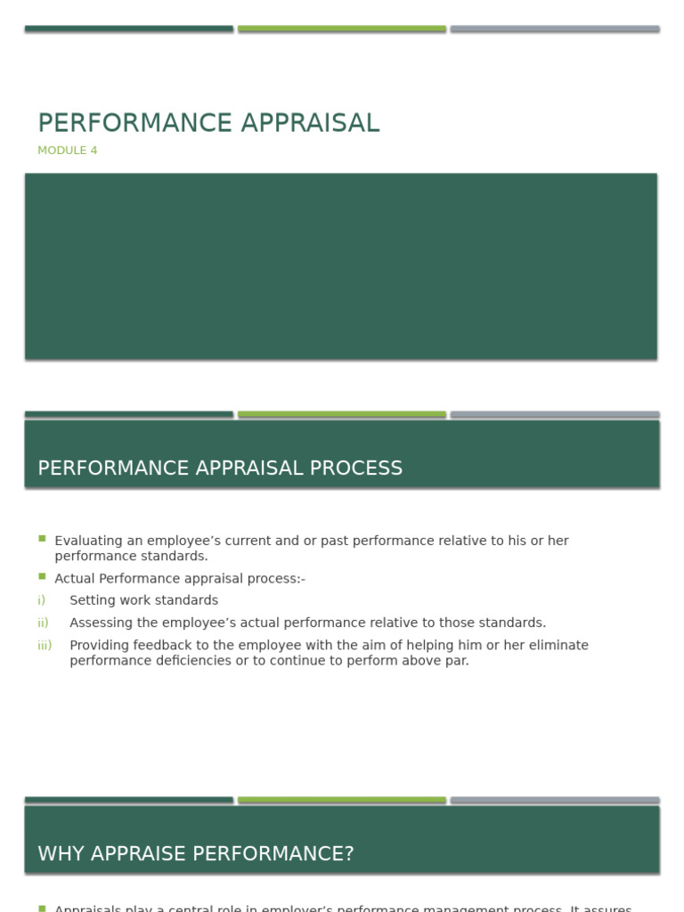 Performance Appraisal | PDF | Performance Appraisal | Organizational ...