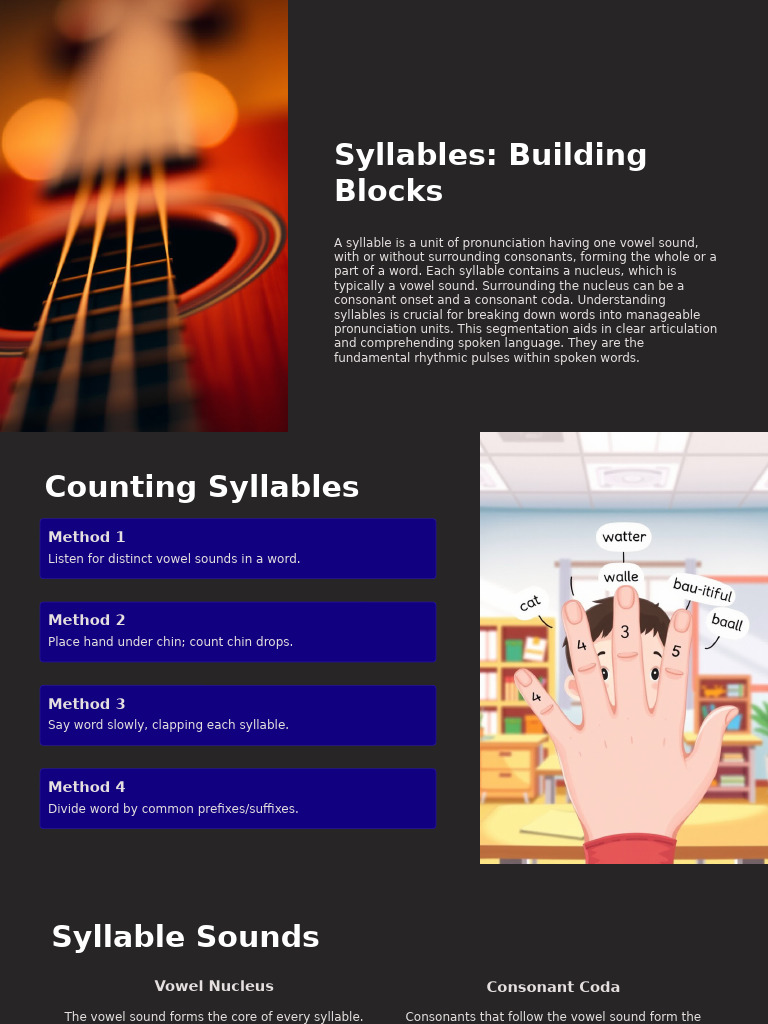 Syllables and Word Stress in English | PDF | Stress (Linguistics ...