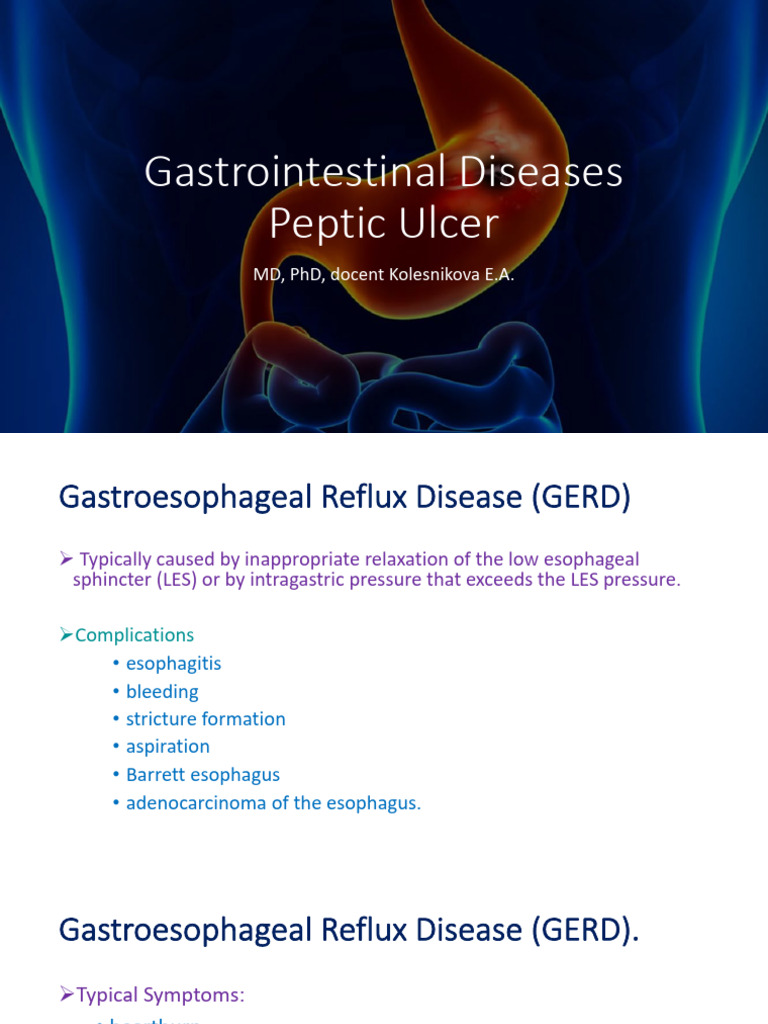 GI Diseases | PDF | Gastroesophageal Reflux Disease | Stomach