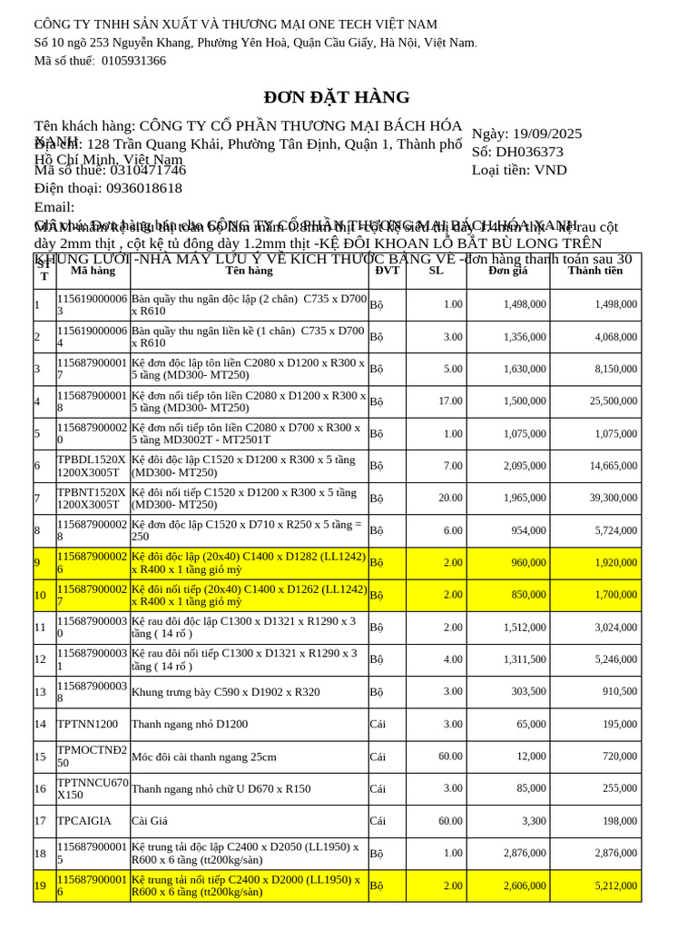 Don Dat Hang H NG L C DH036373 | PDF