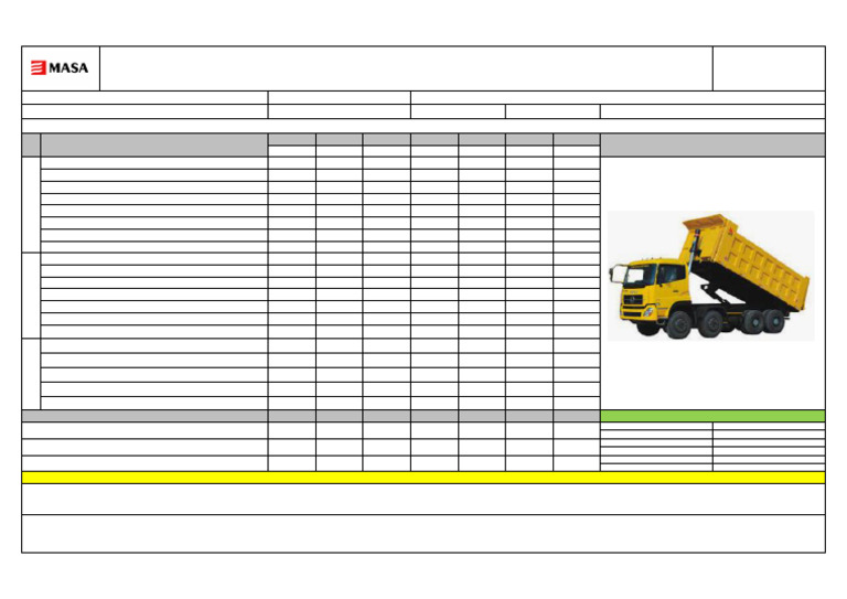Pe-510004pe-Sst-12.f05 - Check List Volquetes Rev. 03 | PDF | Vehículo ...